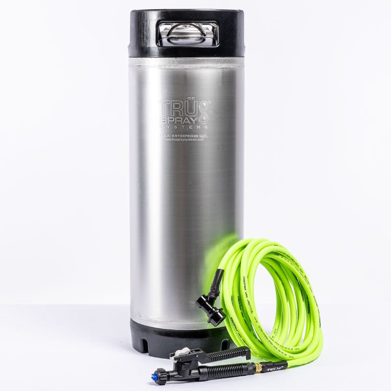 5 GALLON TRU X TRADITIONAL PRESSURIZED COMPLETE NAKED TINT KEG SPRAYER ...