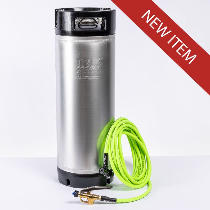 TRU X TRADITIONAL PRESSURIZED COMPLETE NAKED TINT KEG SPRAYER TANK Set ...